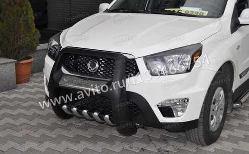 Передняя защита SsangYong Actyon Sports 2012 - нв