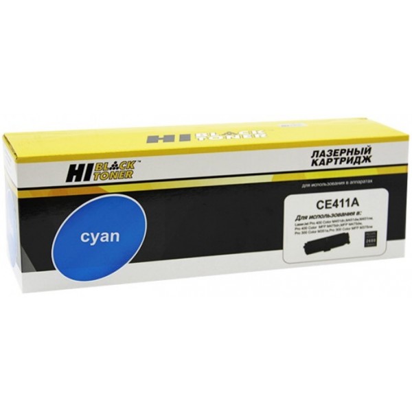 Картридж Hi-Black (HB-CE411A) для HP CLJ Pro300 Color M351/M375/Pro400 M451/M475, C, 2,6K