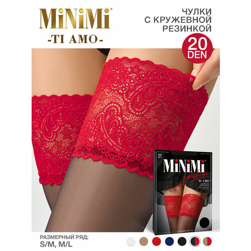 Чулки MiNiMi Ti Amo, 20 den, размер 4-5, мультиколор