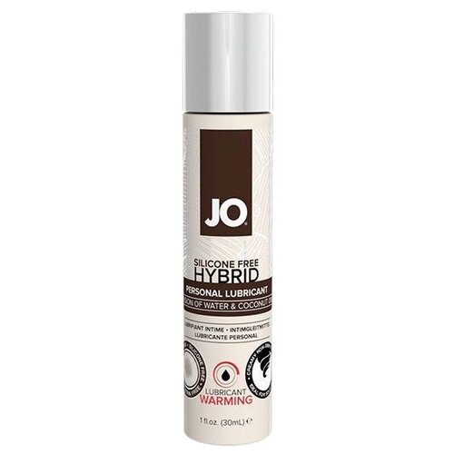 Масло-смазка  JO Silicone Free Hybrid Warming, 100 г, 30 мл, кокос, 1 шт.