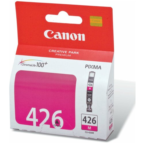 Картридж струйный CANON (CLI-426M) Pixma MG5140/MG5240/MG6140/MG8140, пурпурный, оригинальный, 4558B001