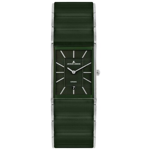 Наручные часы JACQUES LEMANS High Tech Ceramic 1-1939G, зеленый