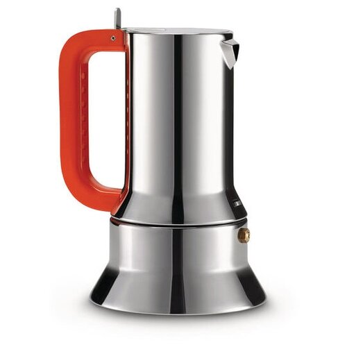 Кофеварка для эспрессо гейзерная ALESSI 9090/3 100, красная