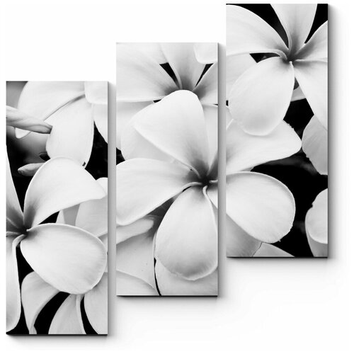 Модульная картина Лаконичные цветы 130x139
