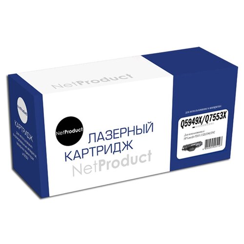 Картридж NetProduct N-Q5949X/Q7553X, 7000 стр, черный