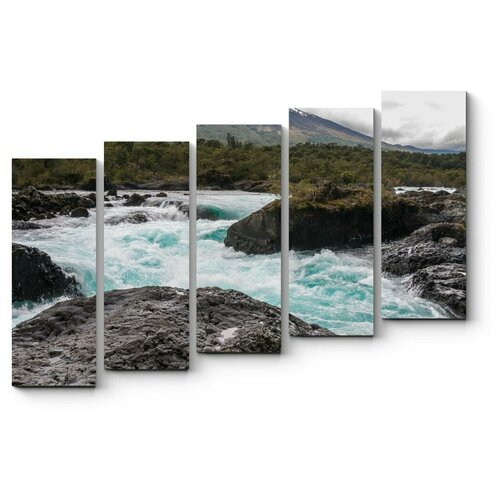 Модульная картина Водопады в чилийском национальном парке 170x119