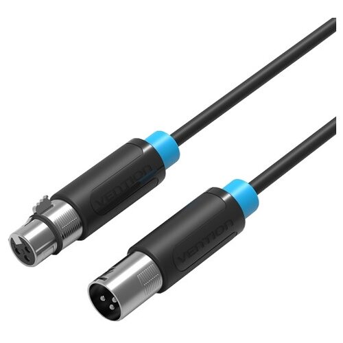 Кабель Vention XLR M - XLR F (BBFB), 8 м, черный