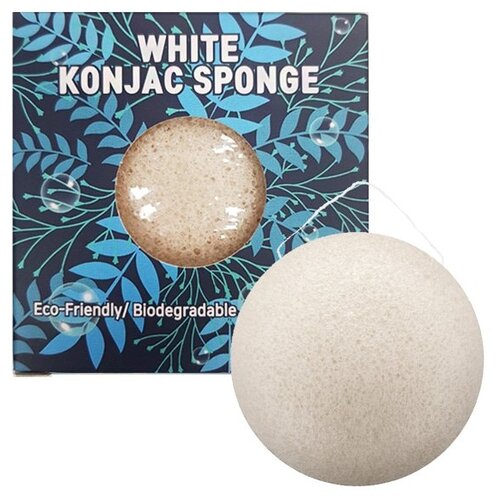 Trimay спонж White Konjac Sponge белый 1 шт.