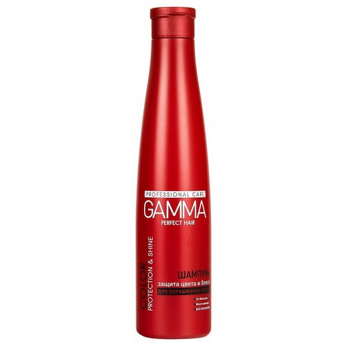 Свобода Шампунь для окрашенных волос "GAMMA Perfect Hair" защита цвета и блеск с витаминами А, D и Е, 350 мл