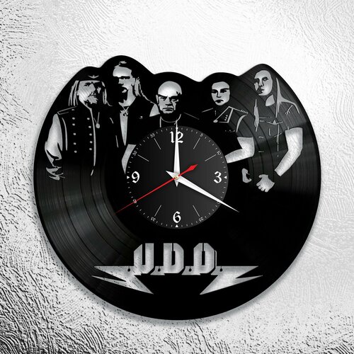 Настенные часы из виниловой пластинки с группой U. D. O./Udo Dirkschneider