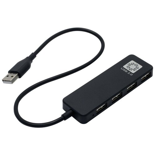 Разветвитель USB 5Bites HB24-209BK хаб - концентратор 4 порта USB2.0