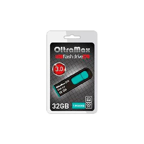 Флешка OltraMax 270 32 ГБ, бирюзовый