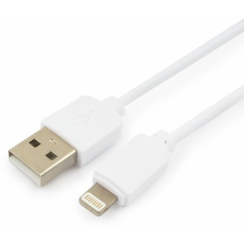 Кабель Гарнизон USB - Lightning (GCC-USB2-AP2-1M), 1 м, 1 шт., белый
