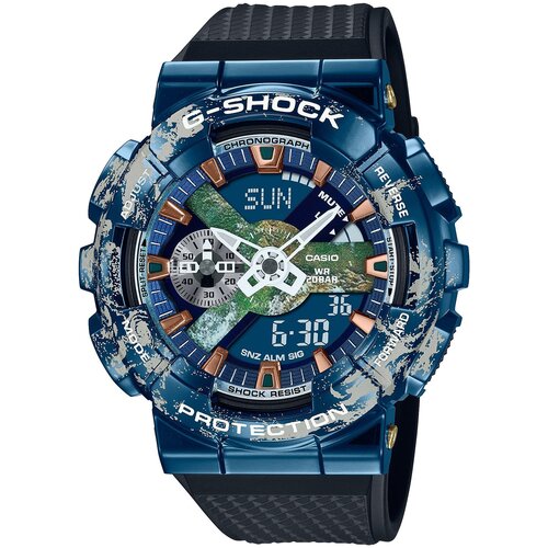 Наручные часы CASIO G-Shock, мультиколор, голубой