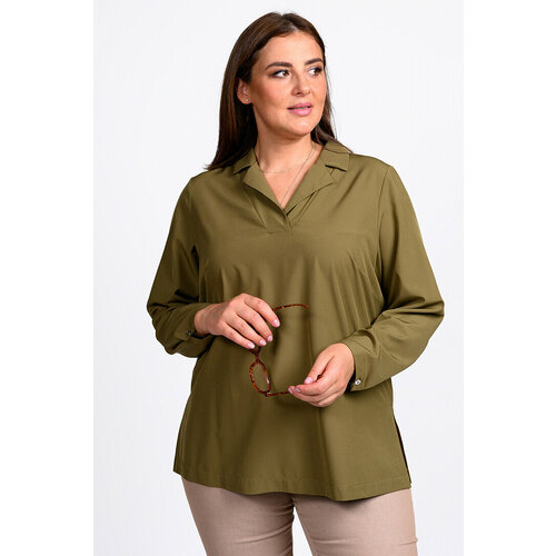 Блуза SVESTA, размер 60, зеленый