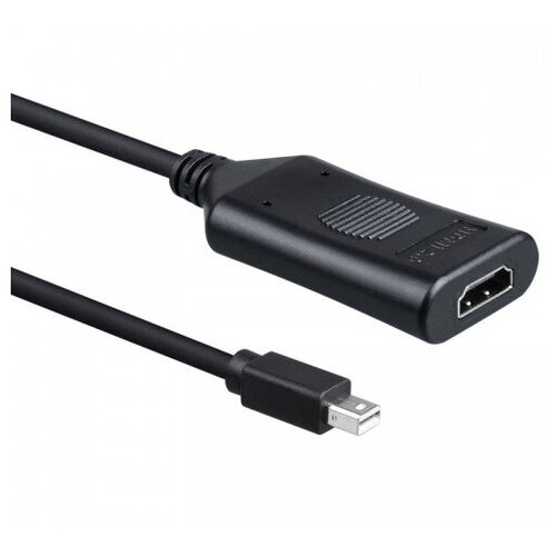 Переходник miniDisplayport - HDMI KS-is (KS-566), вилка-розетка, разрешение до 4K Ultra HD, длина - 0.2 метра