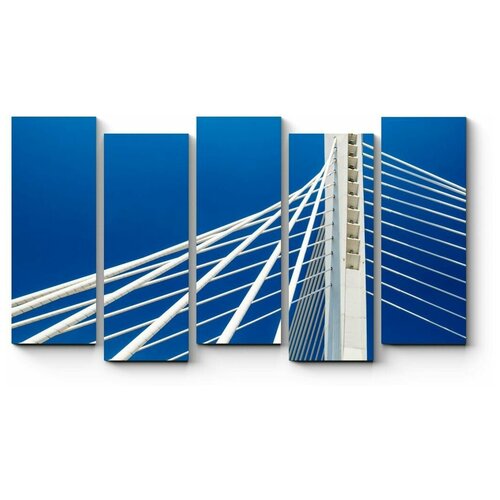 Модульная картина Белоснежный мост 120x69