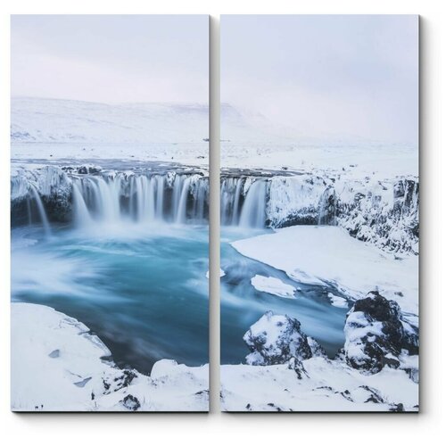 Модульная картина Ледяная красота Исландии90x90