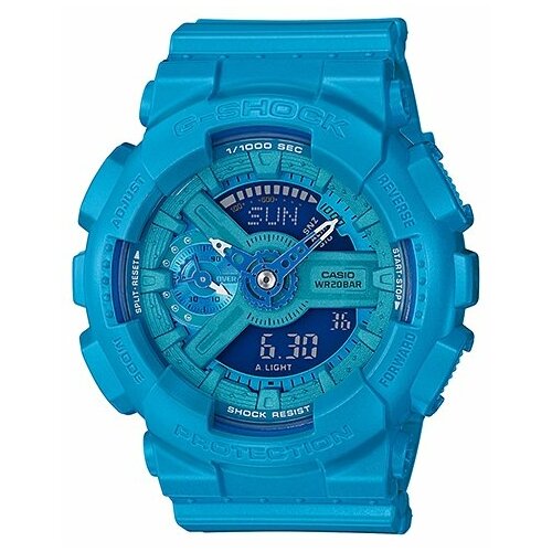 Наручные часы CASIO G-Shock, голубой, синий