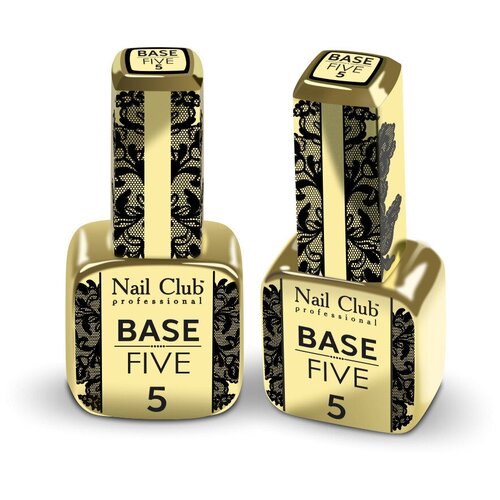 Nail Club professional Базовое покрытие для ногтей BASE FIVE 5, 18 мл/1 шт.