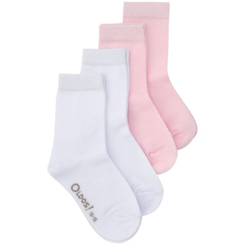 Носки Oldos размер 39-41, белый, розовый