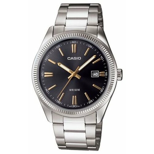 Наручные часы CASIO Collection MTP-1302D-1A2, серебряный, черный