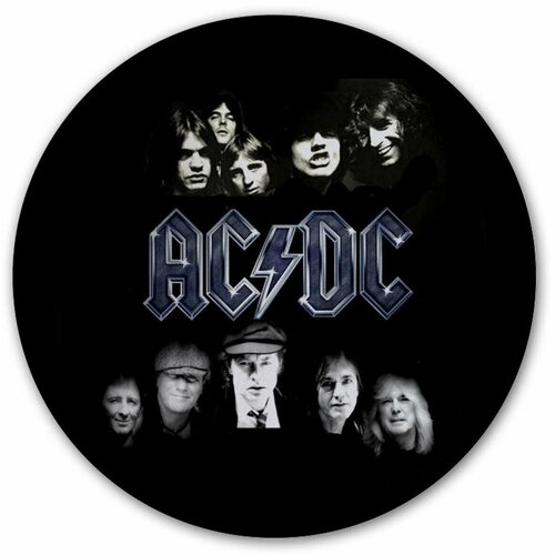 Коврик для мышки круглый AC/DC