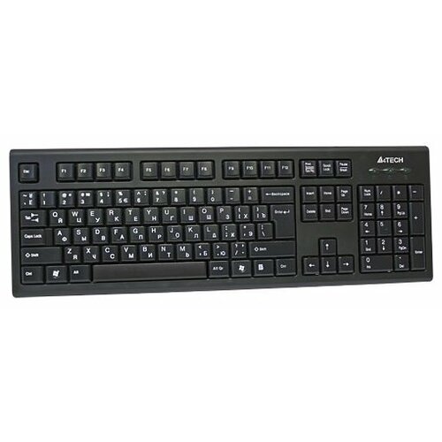Клавиатура A4Tech KR-85 Black USB черный, русская, 1 шт.