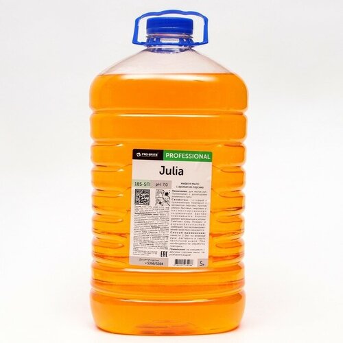 PRO BRITE Жидкое мыло Julia с ароматом персика, 5 л