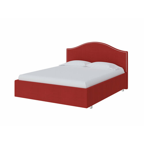 PROxSON Кровать Classic (Ткань: Велюр Forest 13 Красный) 90x200