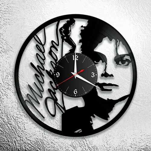 Настенные часы из виниловой пластинки с Майклом Джексоном/Michael Jackson