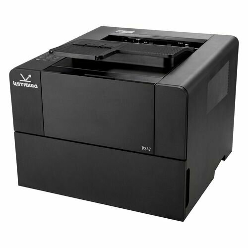 Принтер лазерный катюша P247 черно-белая печать, A4, цвет черный