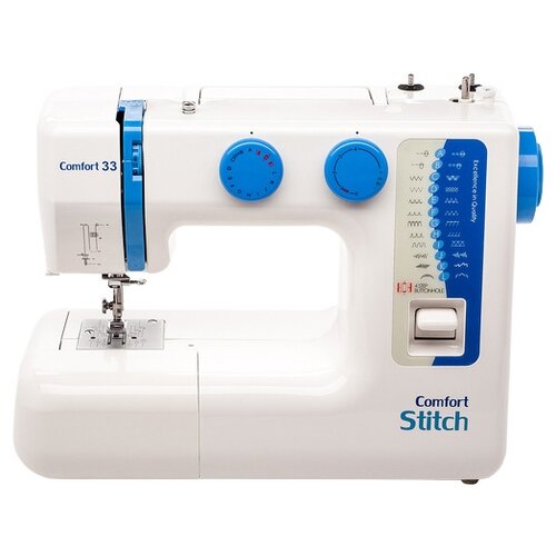 Швейная машина Comfort 33, бело-синий