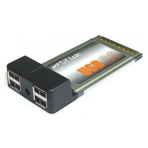 Контроллер USB2.0 на ExpressCard STLab C-310. Адаптер для подключения внешних устройств к ноутбуку