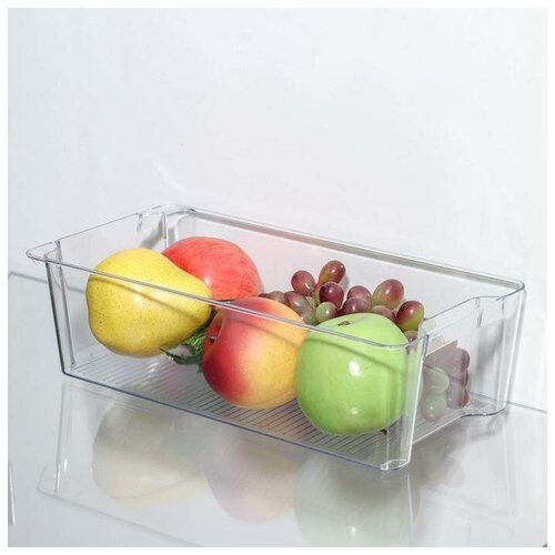 IDEA Органайзер для холодильника, 31×16×9 см, цвет прозрачный
