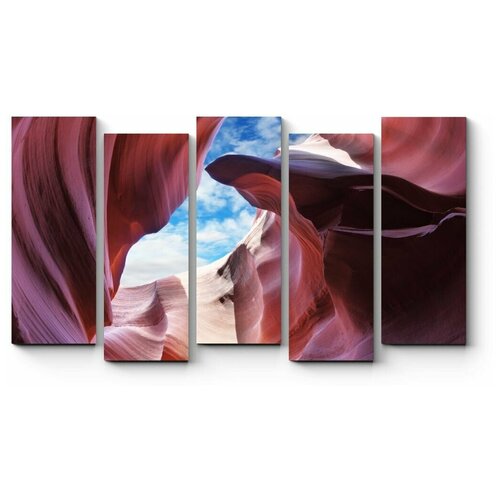 Модульная картина Магический каньон Антилопы 160x92