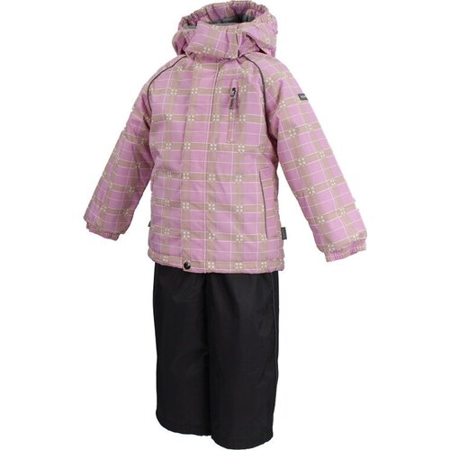 Комплект верхней одежды Huppa HARDI, размер 080, черный, розовый