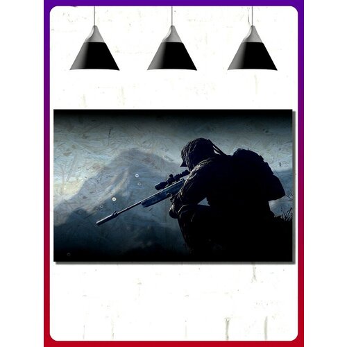 Картина интерьерная, на рельефной доске ОСП, Игры Battlefield 4 - 17577