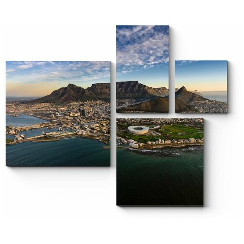 Модульная картина Потрясающая панорама Кейптауна 112x93