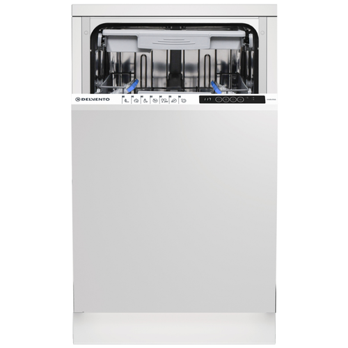 Встраиваемая посудомоечная машина DELVENTO VWB4702 45 см, белый