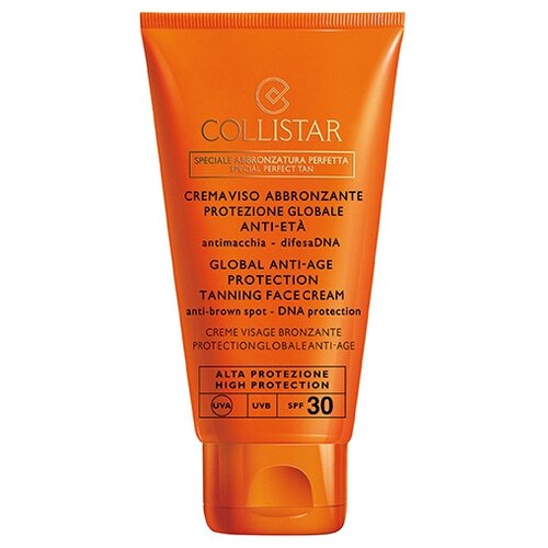 Collistar крем Global Anti-Age Protection Tanning Face SPF 30, 50 мл