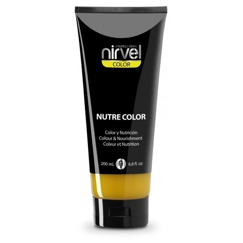 Nirvel Nutre Color Гель-маска для волос желтый, 200 мл, туба