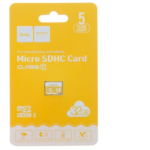 Карта памяти Hoco MicroSD 32Gb Class 10