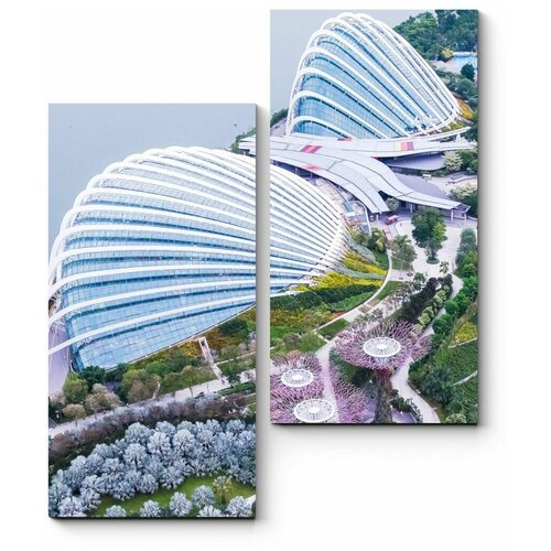 Модульная картина Невероятно красивый Сингапур 40x50