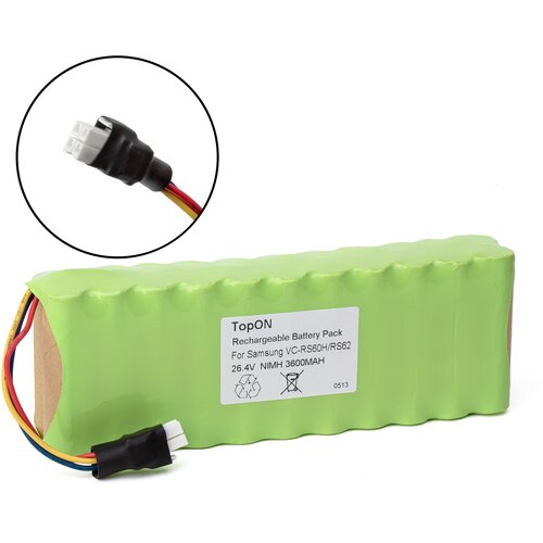 Аккумулятор для робота-пылесоса Samsung VC-RS60, VC-RS60H, VC-RS62, VC-RS62H Hauzen Series. 26.4V 3600mAh Ni-MH. PN: DJ96-0079A.