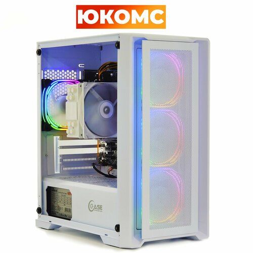 PC юкомс Core i7 3770, SSD 480GB, 8GB DDR3, БП 350W, win 10 pro, White game case