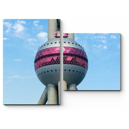 Модульная картина Китайская современная башня110x83