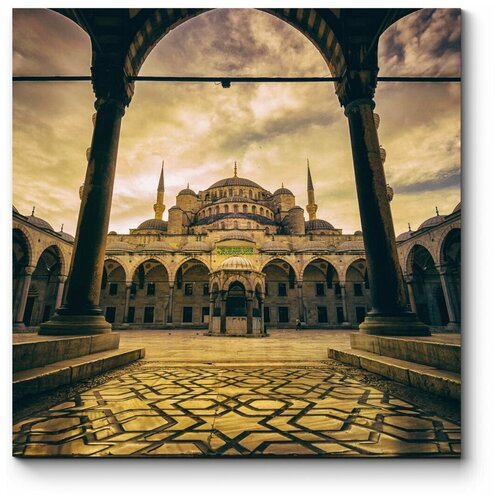 Модульная картина Мечеть в пасмурную погоду 40x40