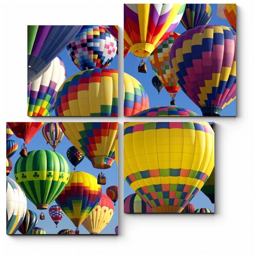 Модульная картина Фестиваль воздушных шаров, Нью Джерси 70x70