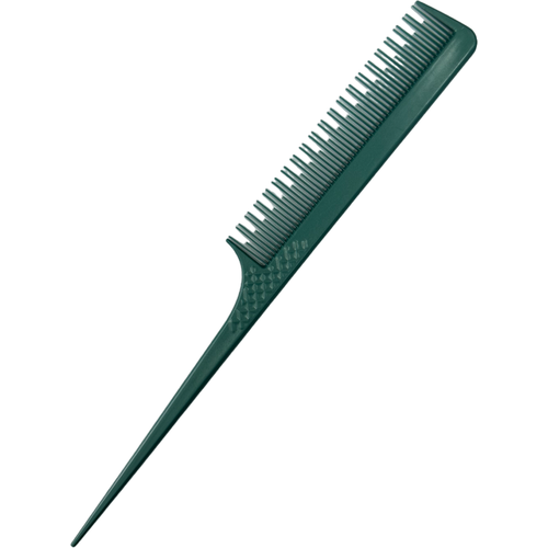 Расческа для мелирования волос с хвостиком Valexa 21.5см, зеленая, 1шт